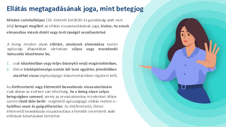 Ellátás megtagadásának joga, mint betegjog